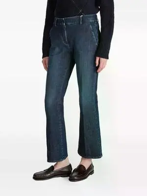 SLOWEAR Faded Flared Jeans