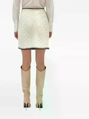BLUGIRL Cable-knit Mini Skirt