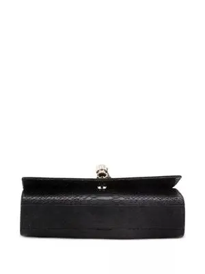 Saint Laurent Monogram Tassel Embossed Leather Crossbody Bag
