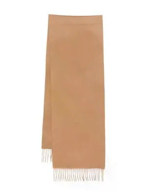 BEGG X CO Fringed Plain Scarf - Neutrals