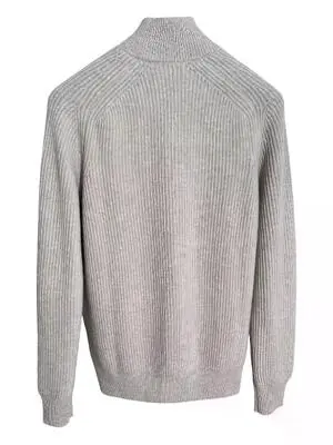 MASQ Ribbed-knit Cardigan