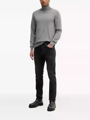 Geox Roll-neck Sweater With Logo Plaque