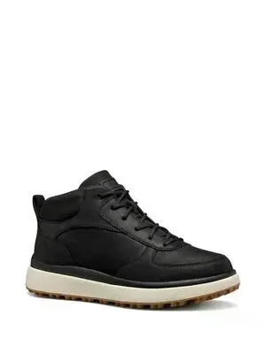 Geox Granito + Grip Lace-up Fastening Boots - Black