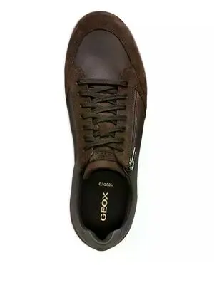 Geox Lace-up Sneakers With Zip Detail