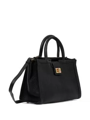 Geox Leonory Leather Tote Bag
