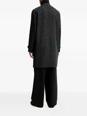 Hugo Houndstooth Buttoned Coat