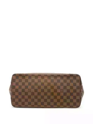 LOUIS VUITTON 2007 Damier Ebene Hampstead Mm Tote Bag - Brown