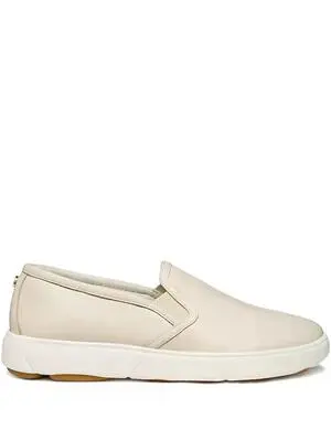 Geox Leather Slip-on Sneakers