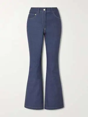 WE NORWEGIANS Western Flared Ski Pants - Navy