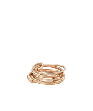 SPINELLI KILCOLLIN Pisces Set Of Four 18-karat Rose Rings - Gold