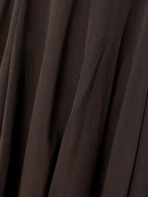 Staud Cotton-blend Faille Maxi Dress - Brown