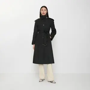 Burberry Nylon Hooded Car Coat