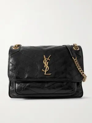 Saint Laurent Glossed Shoulder Bags