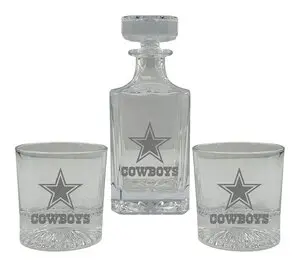 THE MEMORY COMPANY Memory Company Nfl Decanter & Glasses Set - One-color