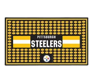 THE MEMORY COMPANY Memory Company Nfl Team Rubber Bar Mat W/ Logo - One-color
