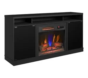 DURAFLAME Infrared Fireplace Tv Stand W Led Accent Lighting - One-color