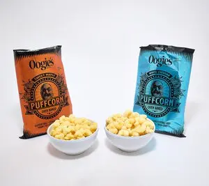 OOGIE'S SNACKS Set Of 12 4oz Bags Of Oven Baked Puffcorn - One-color