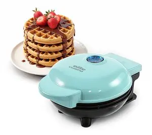 ELITE Cuisine Mini Waffle Snack Maker, 300w, Mi Nt - One-color