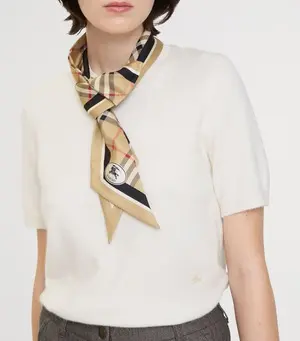 Burberry Silk Check Twilly