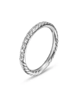 David Yurman Cable Collectibles Stack Ring - Silver