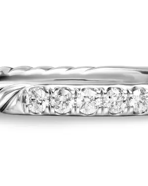 David Yurman Cable Collectibles Stack Ring - Silver