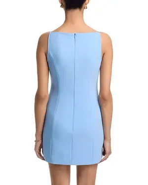 French Connection Azra Twill Mini Dress - Blue Hydrangea