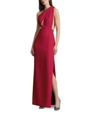 Bcbgmaxazria Selene One Shoulder Gown