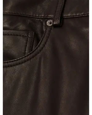 REISS Verona Slim Leather Pants