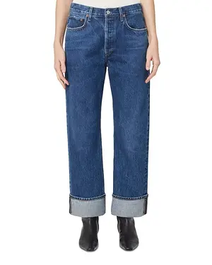 AGOLDE Fran High Rise Straight Jeans