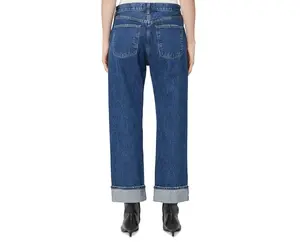 AGOLDE Fran High Rise Straight Jeans