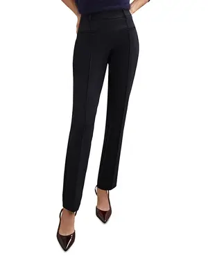 REISS Norla Tapered Trousers - Navy