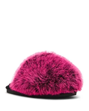 Steve Madden Poof Slippers - Fushia
