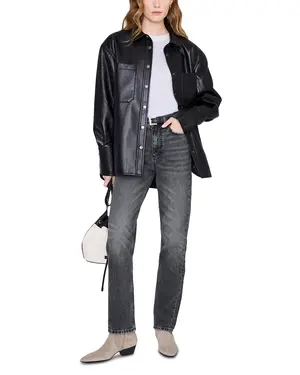 ANINE BING Dante Shirt - Black