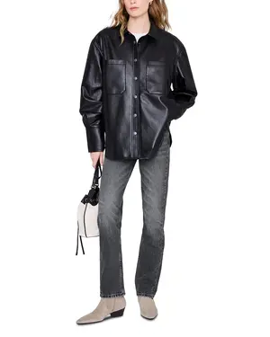 ANINE BING Dante Shirt - Black