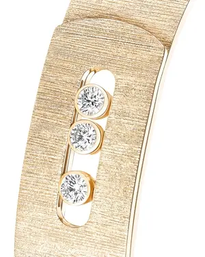 Messika 18k Yellow Diamond Move Noa Cisele Cuff Bracelet