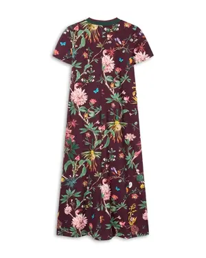 La DoubleJ Sporty Swing Printed Dress - Zooflora