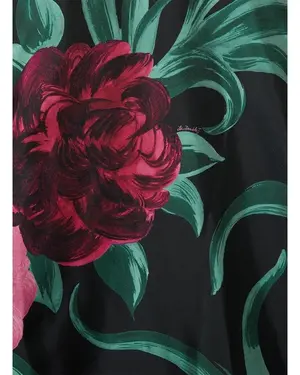 La DoubleJ Make An Exit Silk Top - Peony