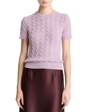 Vince Cable Knit Sweater - Amethyst