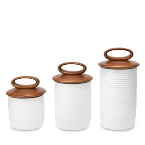 NAMBE Breaking Bread Canisters, Set Of Three