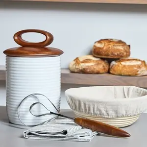 NAMBE Breaking Bread Canisters, Set Of Three