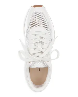 L'Agence Deepa Sneakers - White Leather