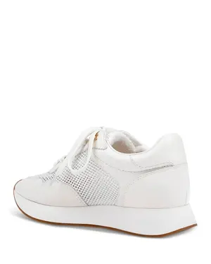 L'Agence Deepa Sneakers - White Leather
