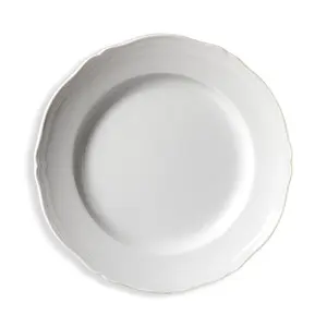 GINORI 1735 Antico Doccia Flat Dessert Plate - White