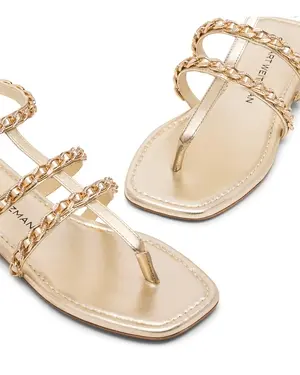 STUART WEITZMAN Soluxe Crystal Sandals - Platino