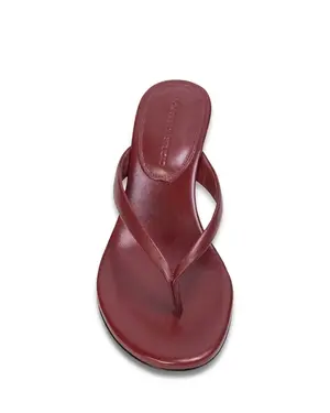 BLACK SUEDE STUDIO Easy 50 Wedge Sandals - Chili Flake
