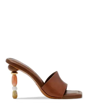 Cult Gaia Mahina Sandals - Saddle