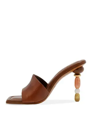 Cult Gaia Mahina Sandals - Saddle