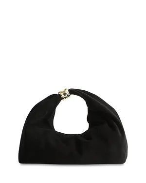 Madewell The Mini Suede Ring Pouch - True Black
