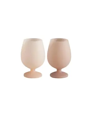 PORTER GREEN Stemm Silicone Unbreakable Wine Glasses Set Of 4 - Winter