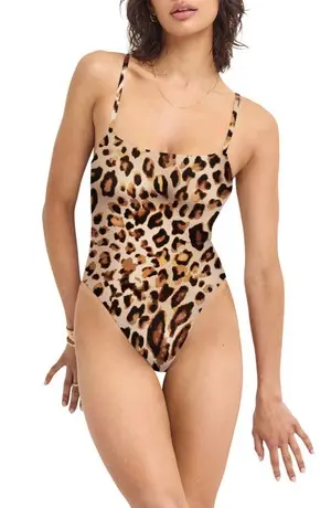 Vitamin A® Jenna One-piece Swimsuit - Luxe Leopard